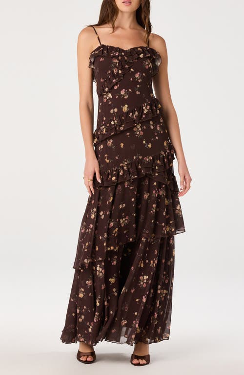 ASTR THE LABEL ASTR the Label Journee Ruffle Floral Maxi Dress